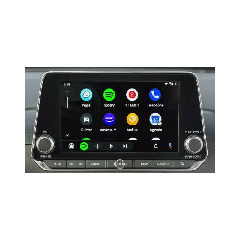 Boitier Sans fil Apple carplay & Android Auto Citroen C3 2016 - 2022