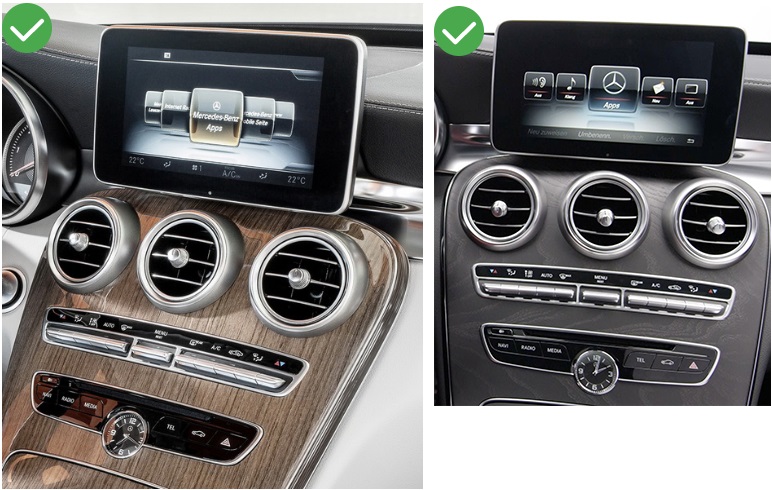 Autoradio Gps Mercedes GLC de 2015 à 2018